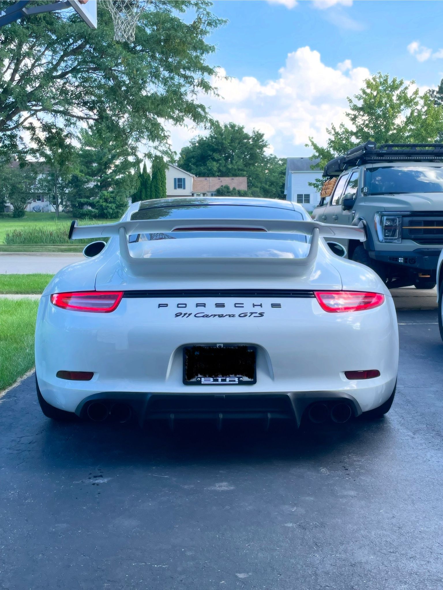 JSK 2013-2016 (991.1) Porsche 911 GT3 Spoiler for Carrera, S, GTS mode ...