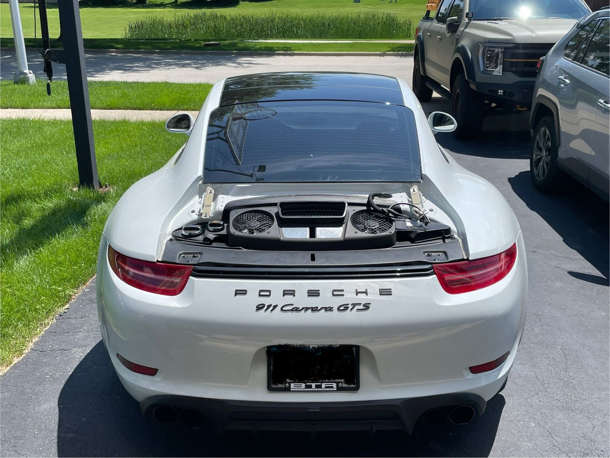 JSK 2013-2016 (991.1) Porsche 911 GT3 Spoiler for Carrera, S, GTS mode ...