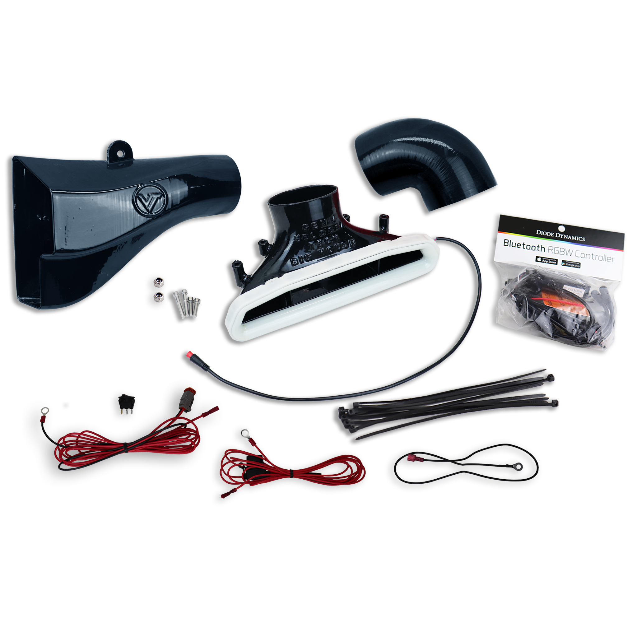 2020-2021+ Toyota Supra MK5 BIG MOUTH "LIT KIT" Ram Air Intake Snorkel ...
