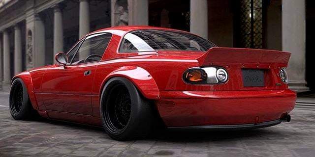 GReddy 89-97 Mazda Miata (NA) Pandem Rocket Bunny Wide Body Rear Over- – BTRcarcustoms