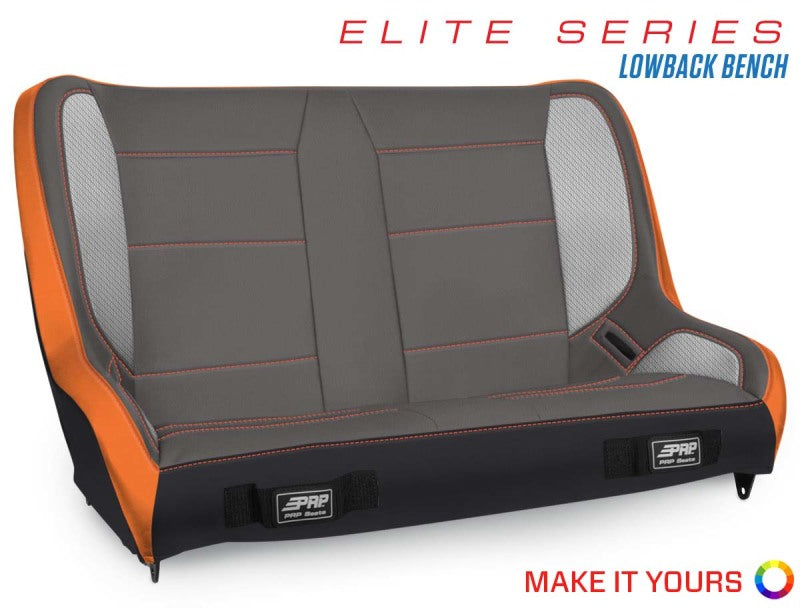 PRP Elite Series Low Back Rear Suspension Bench Seat (36-39In ...