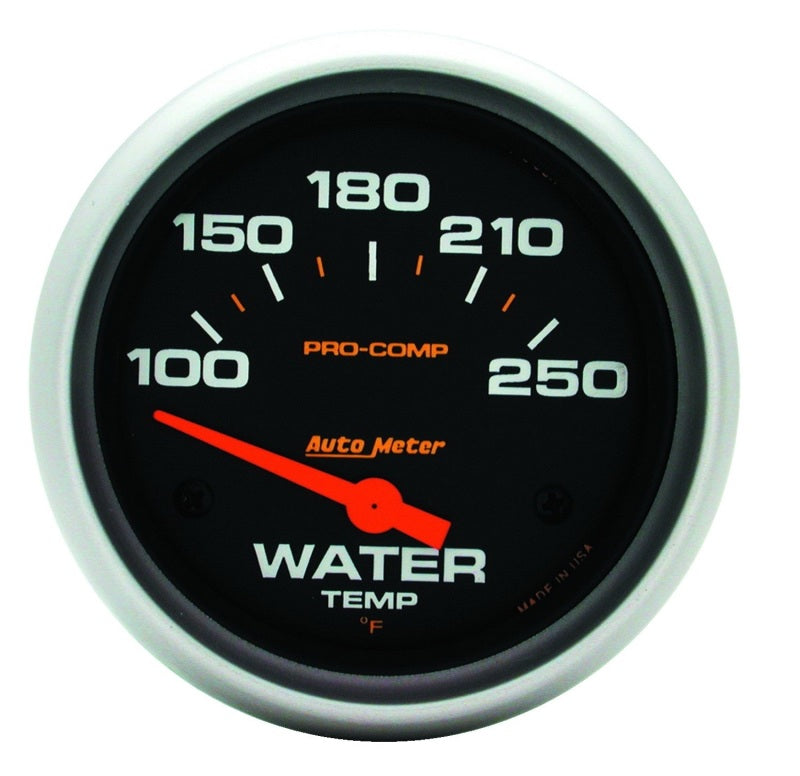 Autometer Pro-Comp 2 5/8in 100-250 Deg F Short Sweep Electric Water Te ...