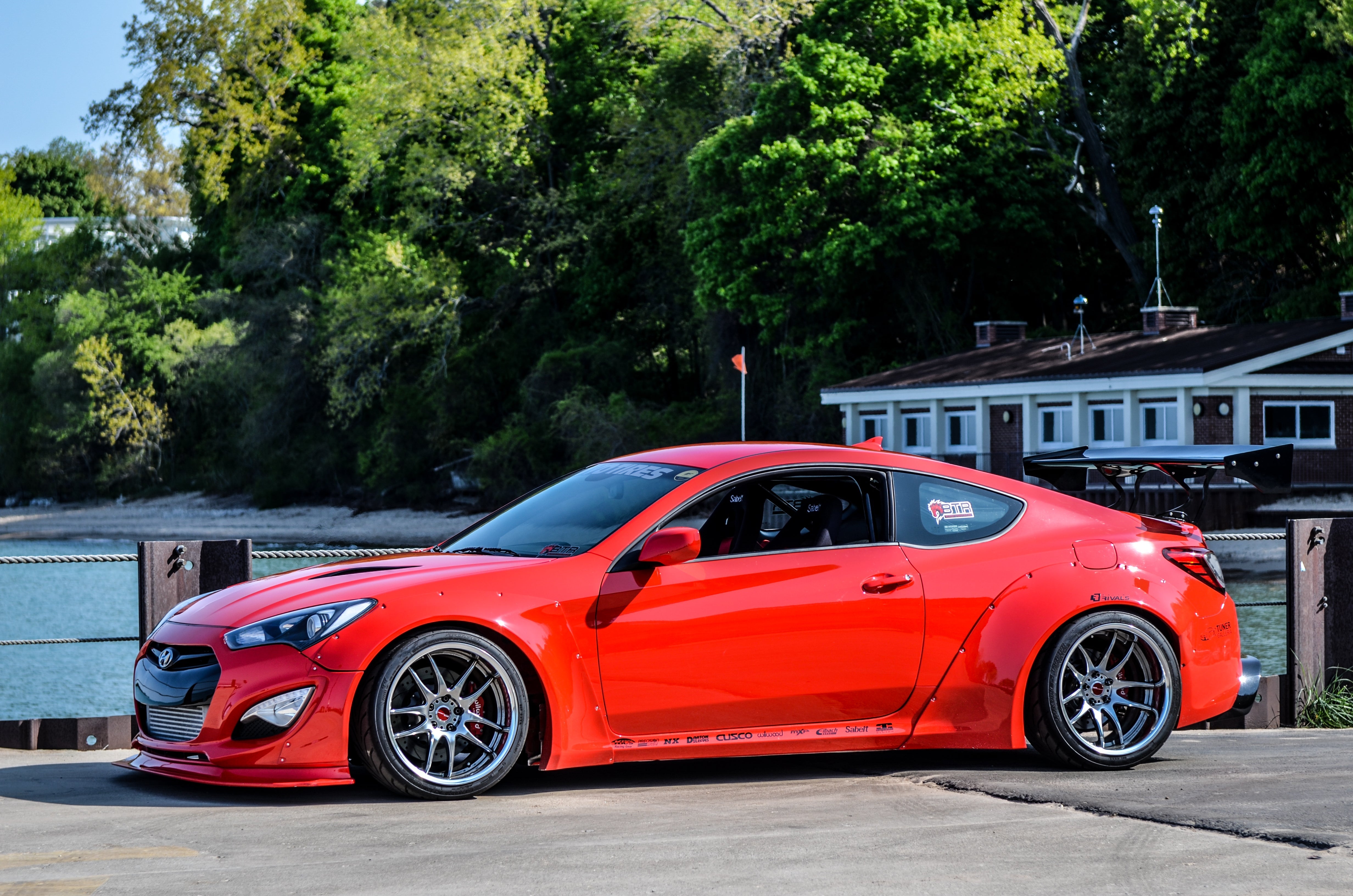 Remake 2013-14 Hyundai Genesis Coupe Wide Body Kit (Front Lip Only ...