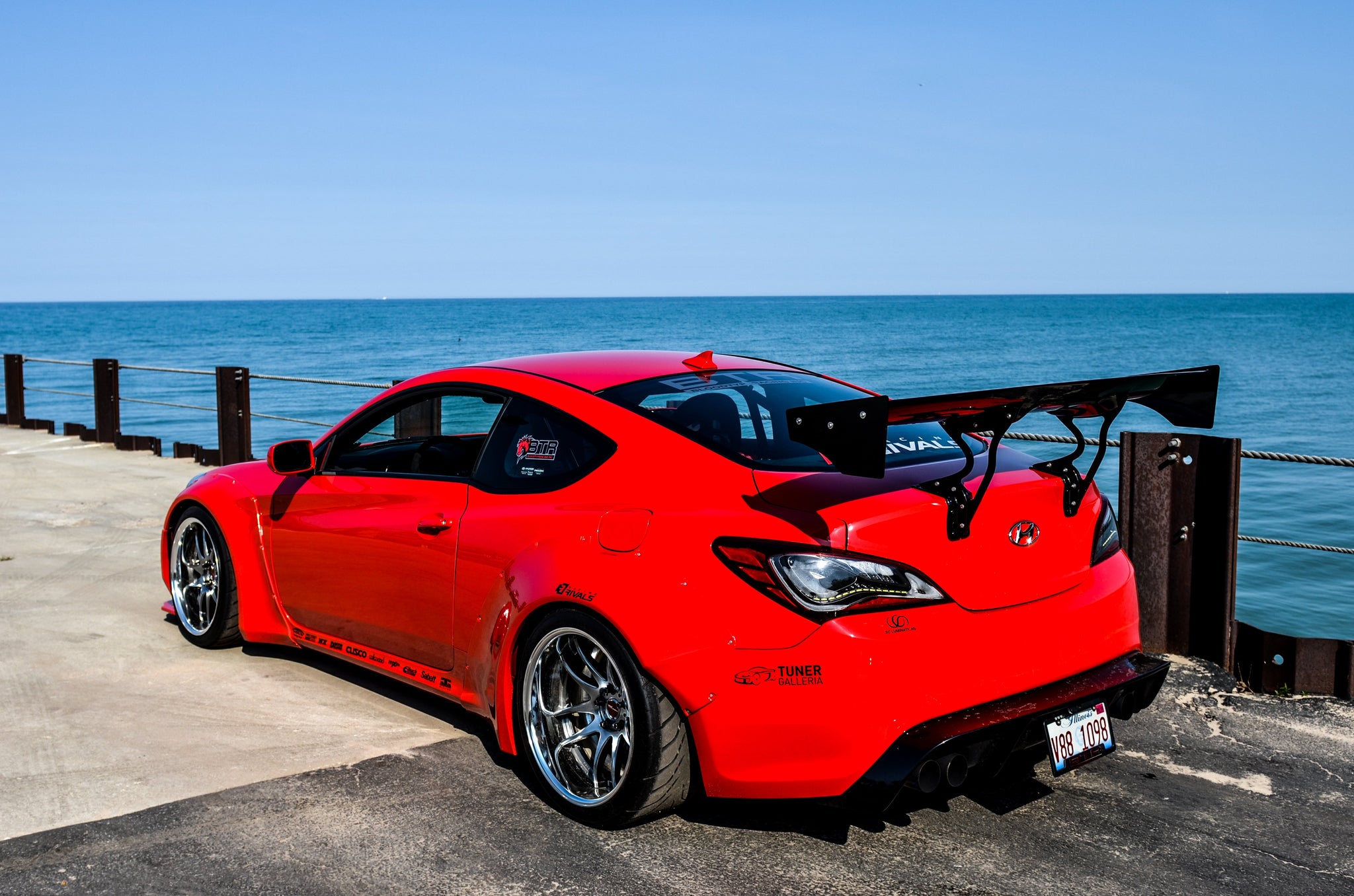 Remake 2013-14 Hyundai Genesis Coupe Wide Body Kit (Front Lip Only ...