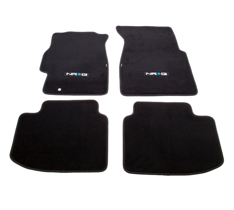 NRG Floor Mats - 96-00 Honda Civic 2DR &3DR (NRG Logo) - 4pc ...